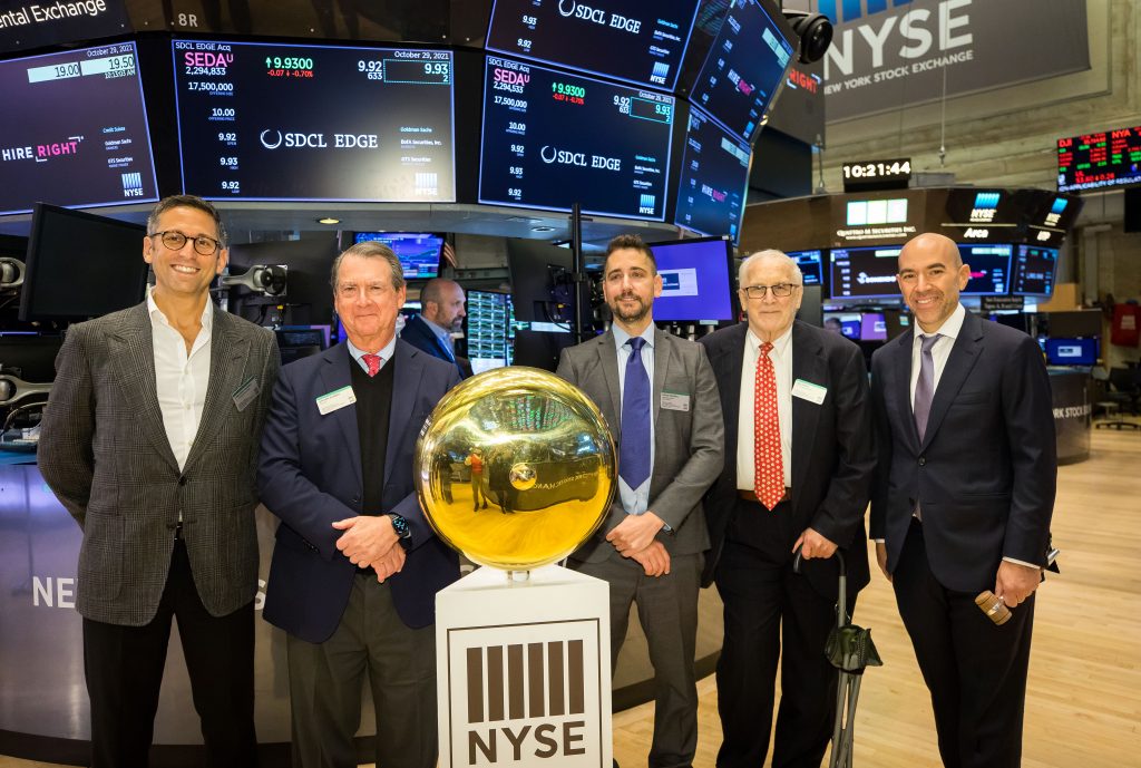 SDCL And SDCL Team Members At The NYSE For The IPO Of SDCL EDGE SDCL SDCL And SDCL Team Members At The NYSE For The IPO Of SDCL EDGE SDCL